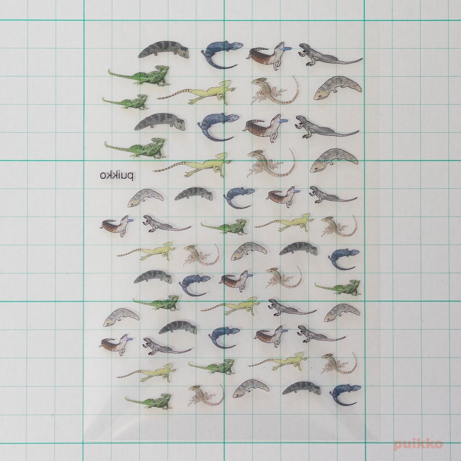 レジン封入用フィルム トカゲ3 - puikko - BOOTH