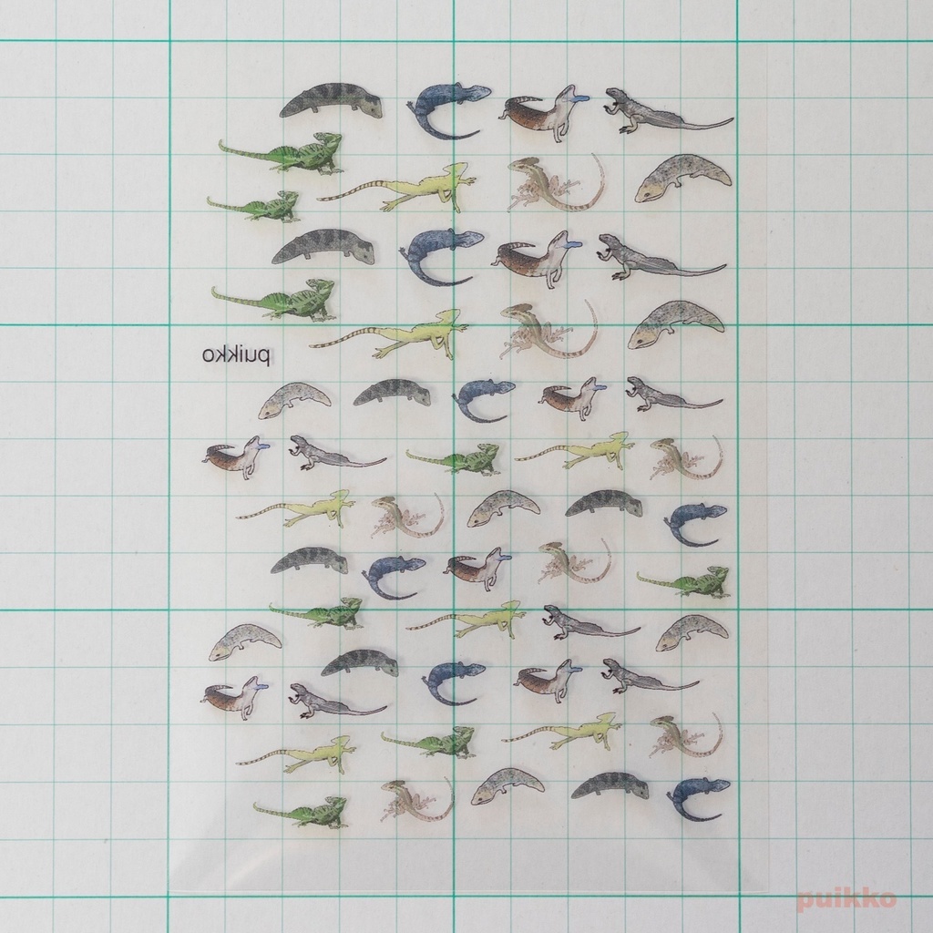 レジン封入用フィルム トカゲ3 - puikko - BOOTH