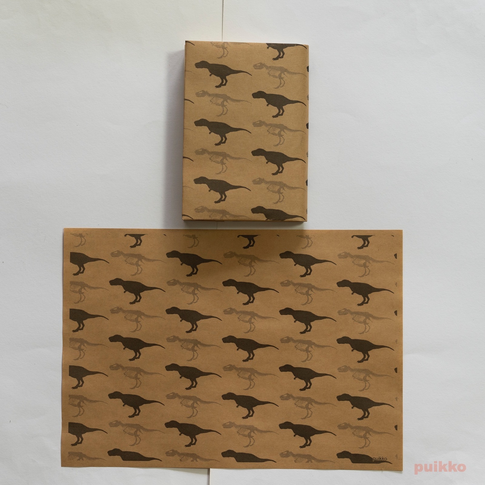 紙製ブックカバー 恐竜柄2 - puikko - BOOTH