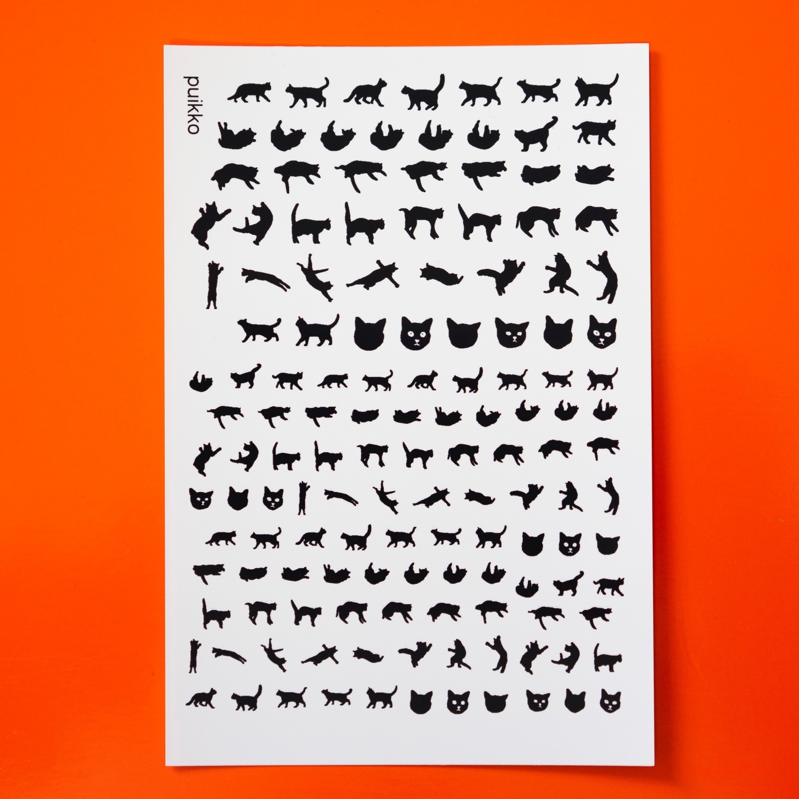 ネイルシール 猫のシルエット2 - puikko - BOOTH