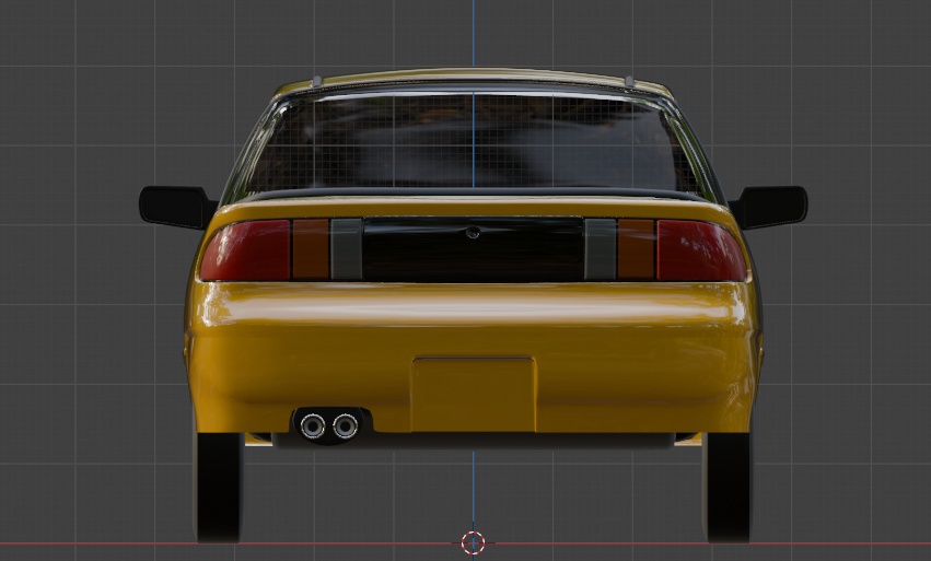 【3D素材】いすゞPA NERO ISUZU GEMINI IRMSCHER blender file - 昭和車物語 - BOOTH