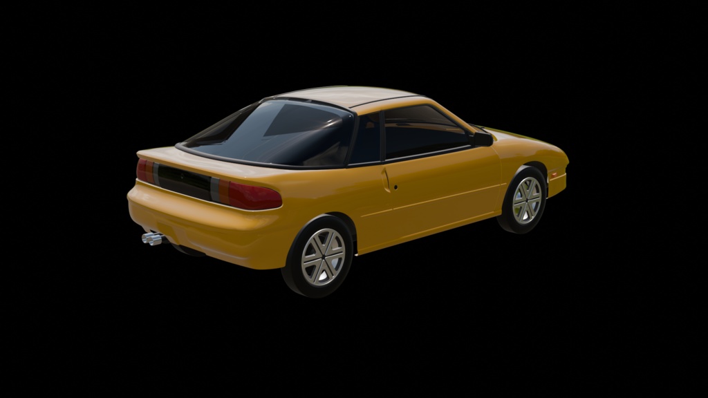 【3D素材】いすゞPA NERO ISUZU GEMINI IRMSCHER blender file - 昭和車物語 - BOOTH