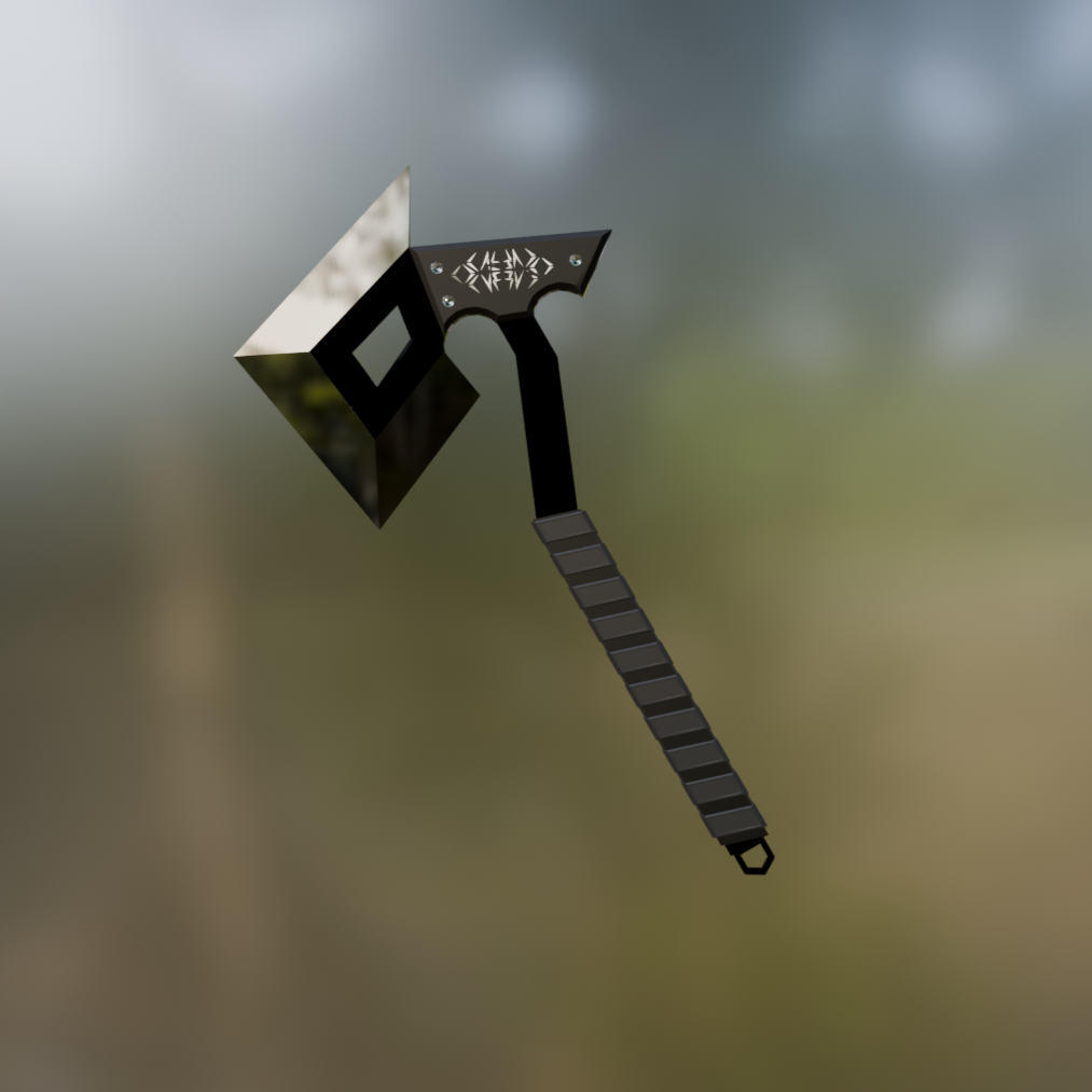 BC Axe Obsidian - Combat Axe - Crystal Valley Forge - BOOTH