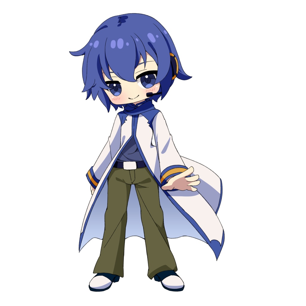 【表情16種】KAITO 立ち絵素材 - yotsubaichinose - BOOTH