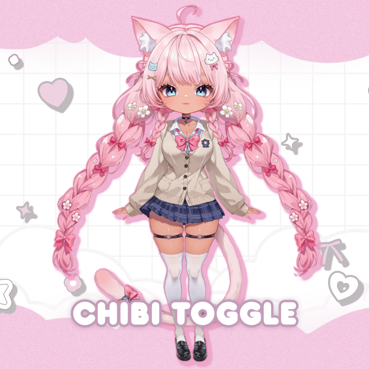 ギャル系VTuber「ナナ＆リリ」– フルボディ・カスタマイズ可能モデルセット - momomizuvt - BOOTH