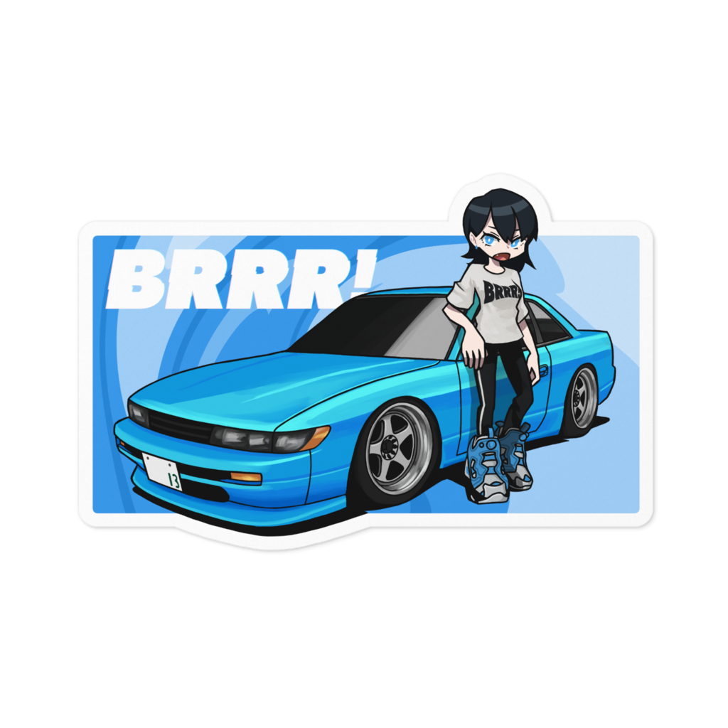 BRRR! CARTOON! ステッカー - bokuya - BOOTH