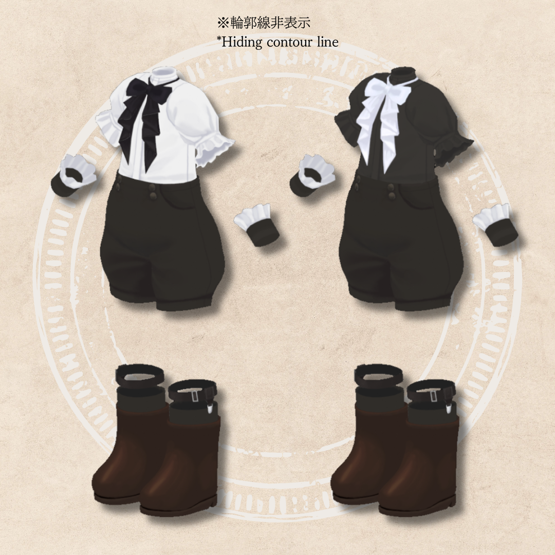 Classical Boys' Clothing【VRC】【 #まめふれんず 対応 】 - みずきの仕立屋さん - BOOTH