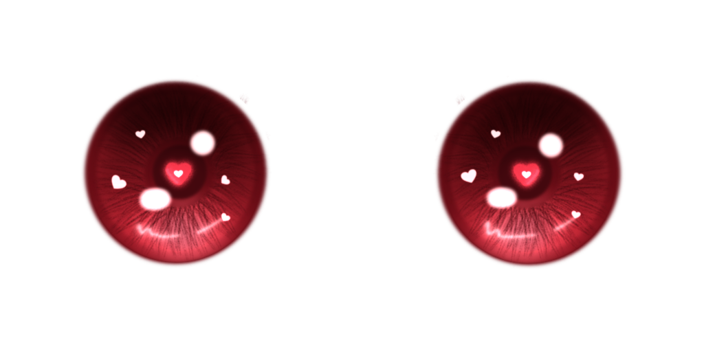 VROID RED HEART EYES - phantomrozen - BOOTH