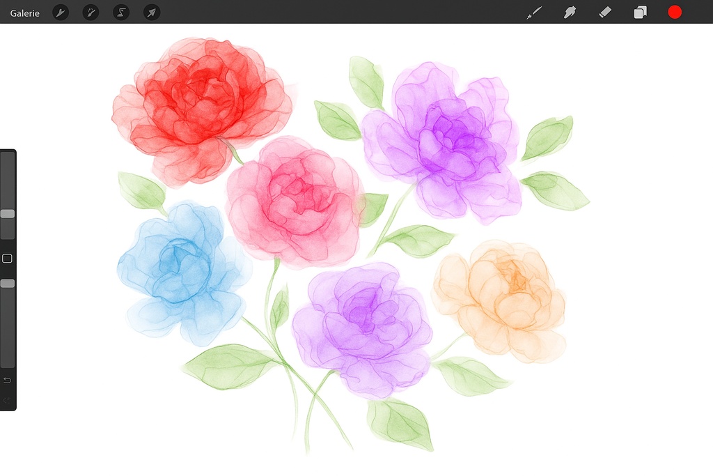 Procreate アルコールインク ブラシ＆スタンプ｜Translucent Wash／Veins／Bloom／Fluid Marble ...