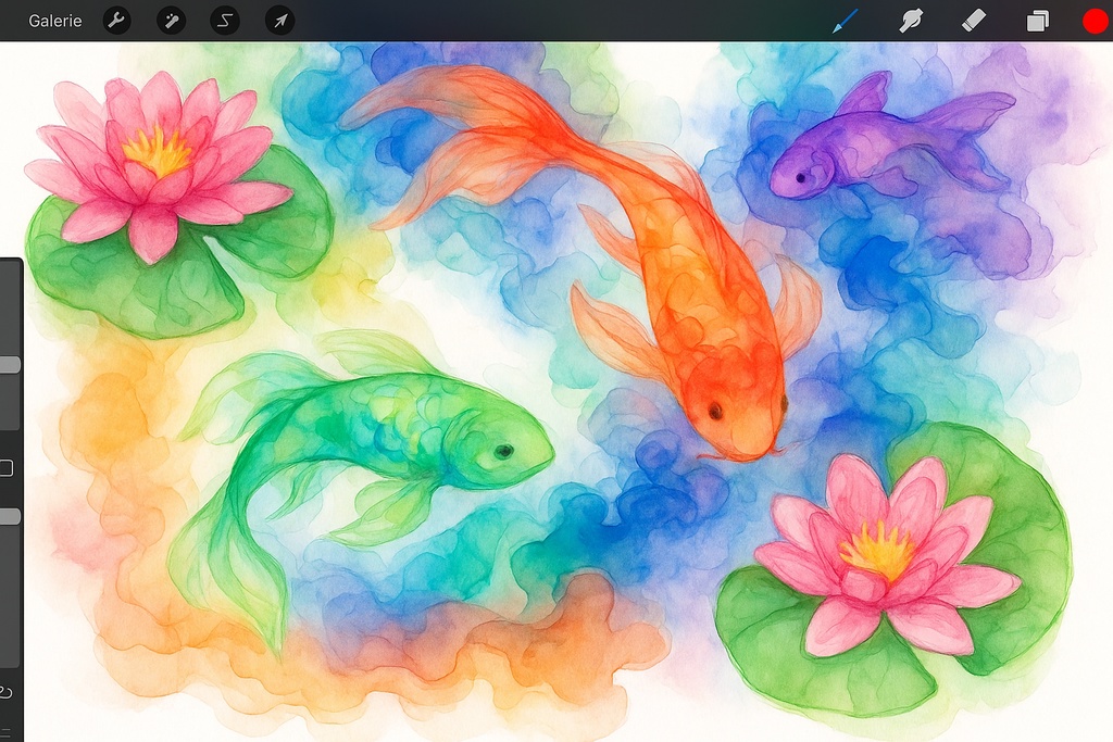 Procreate アルコールインク ブラシ＆スタンプ｜Translucent Wash／Veins／Bloom／Fluid Marble ...