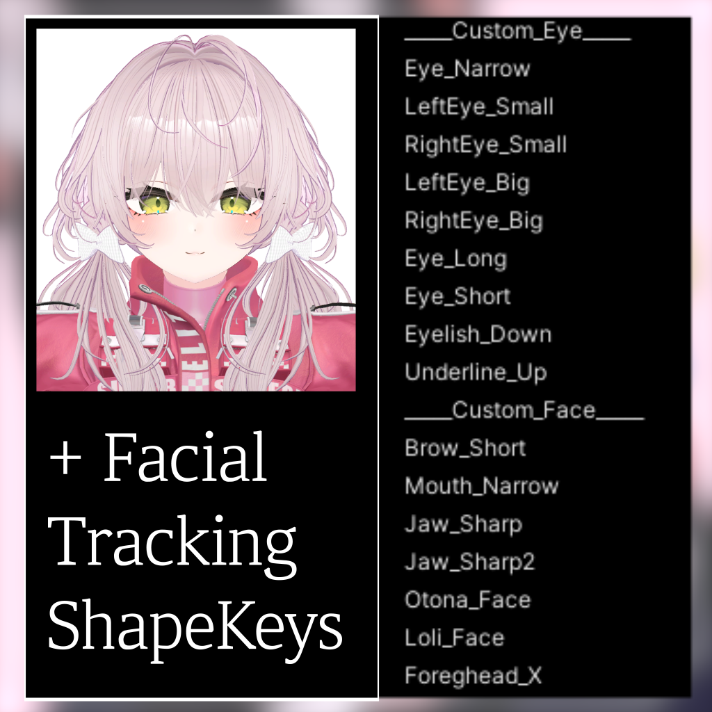 Leefa(リーファ)'s Additional ShapeKey & Facial Tracking Setting - NAVIS ...