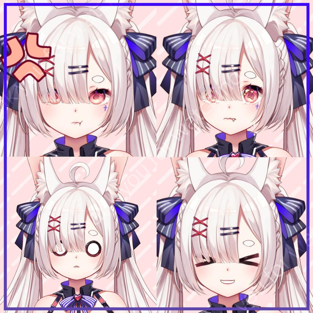 高度精緻度Live2D完全モデル【VTube Studio】 - 灰色のウサギ - BOOTH