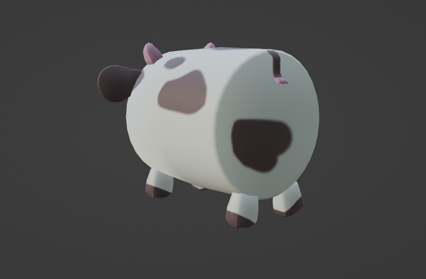 Cow backpack 3D model - beyguette - BOOTH