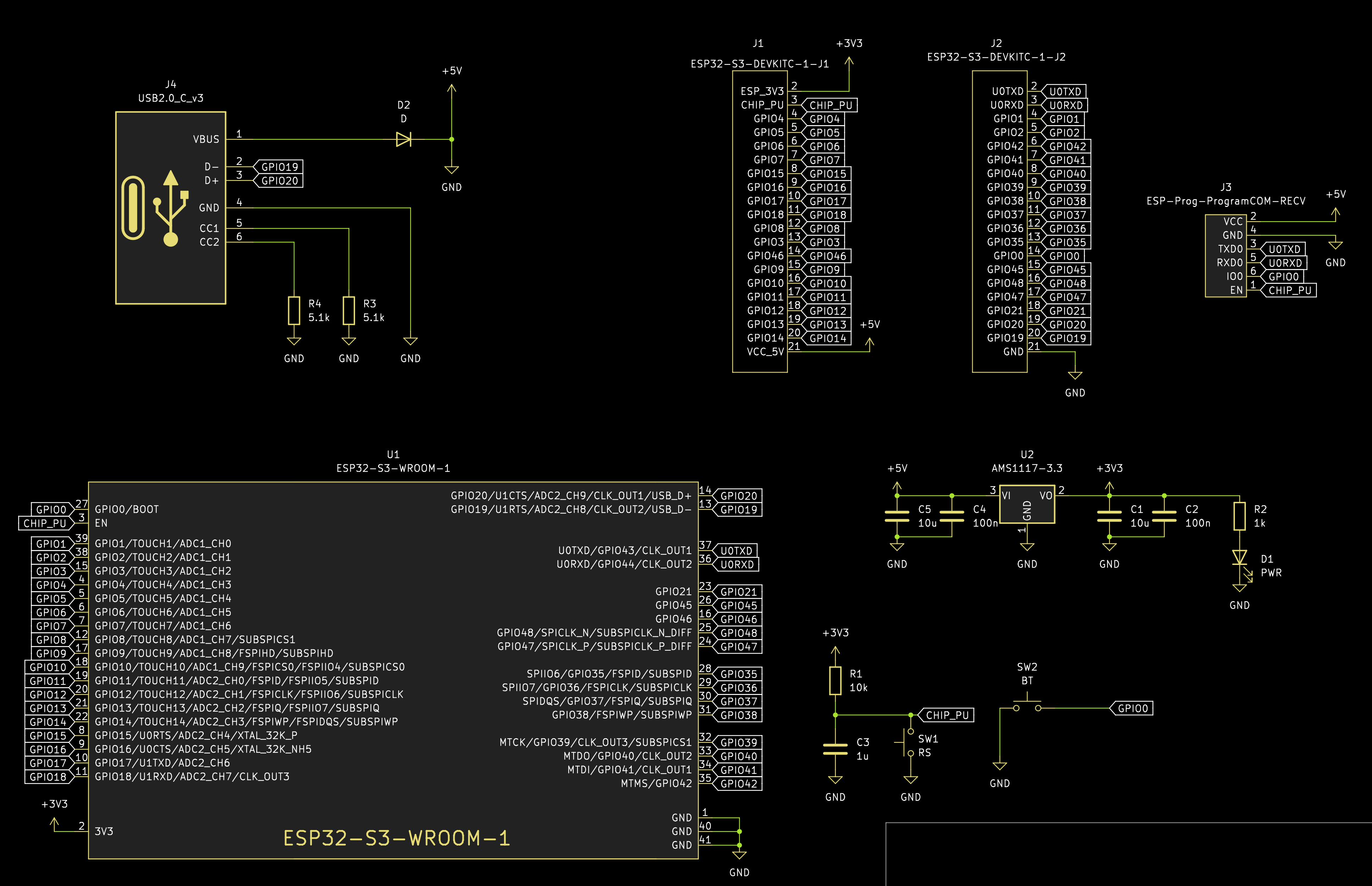 ESP32-S3 USB-C 開発ボードキット(¥1,600) [74TH-G024] - 74th Books & Gadgets - BOOTH