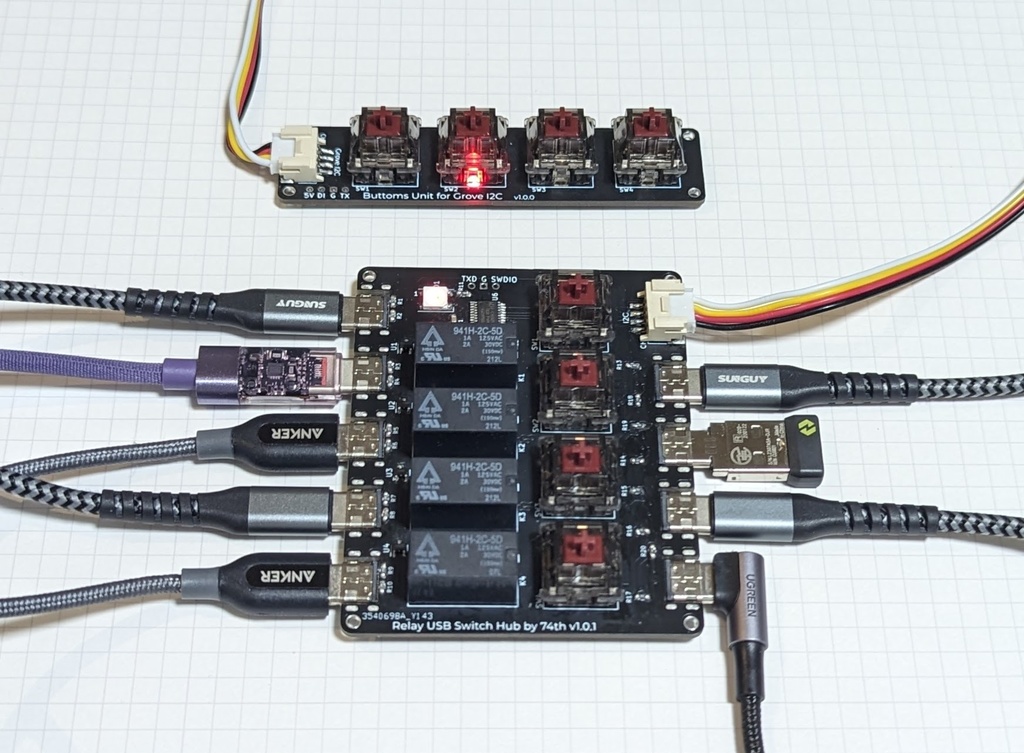 Relay Switch USB 2.0 4-Ports Hub Kit(¥2,500) [74TH-G030] - 74th Books ...