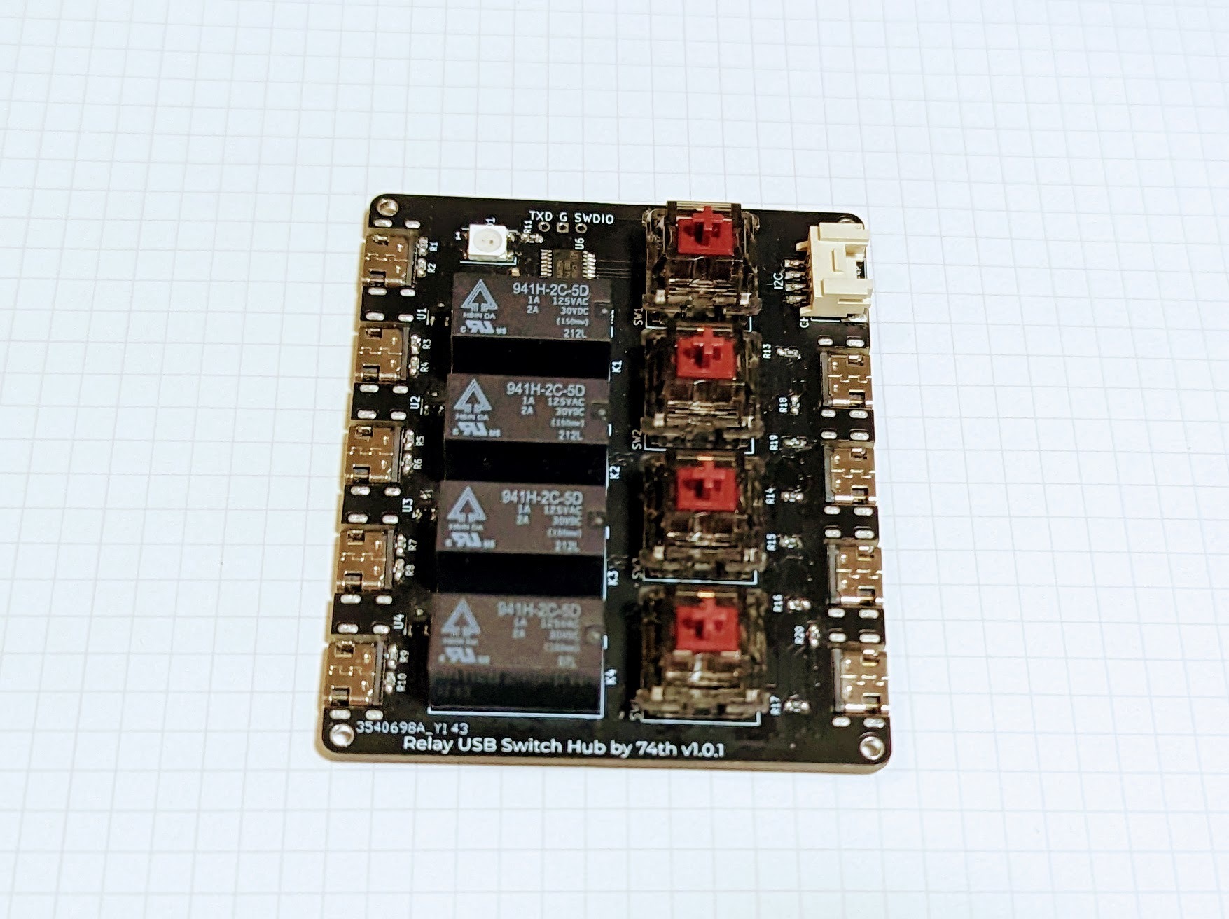 Relay Switch USB 2.0 4-Ports Hub Kit(¥2,500) [74TH-G030] - 74th Books ...