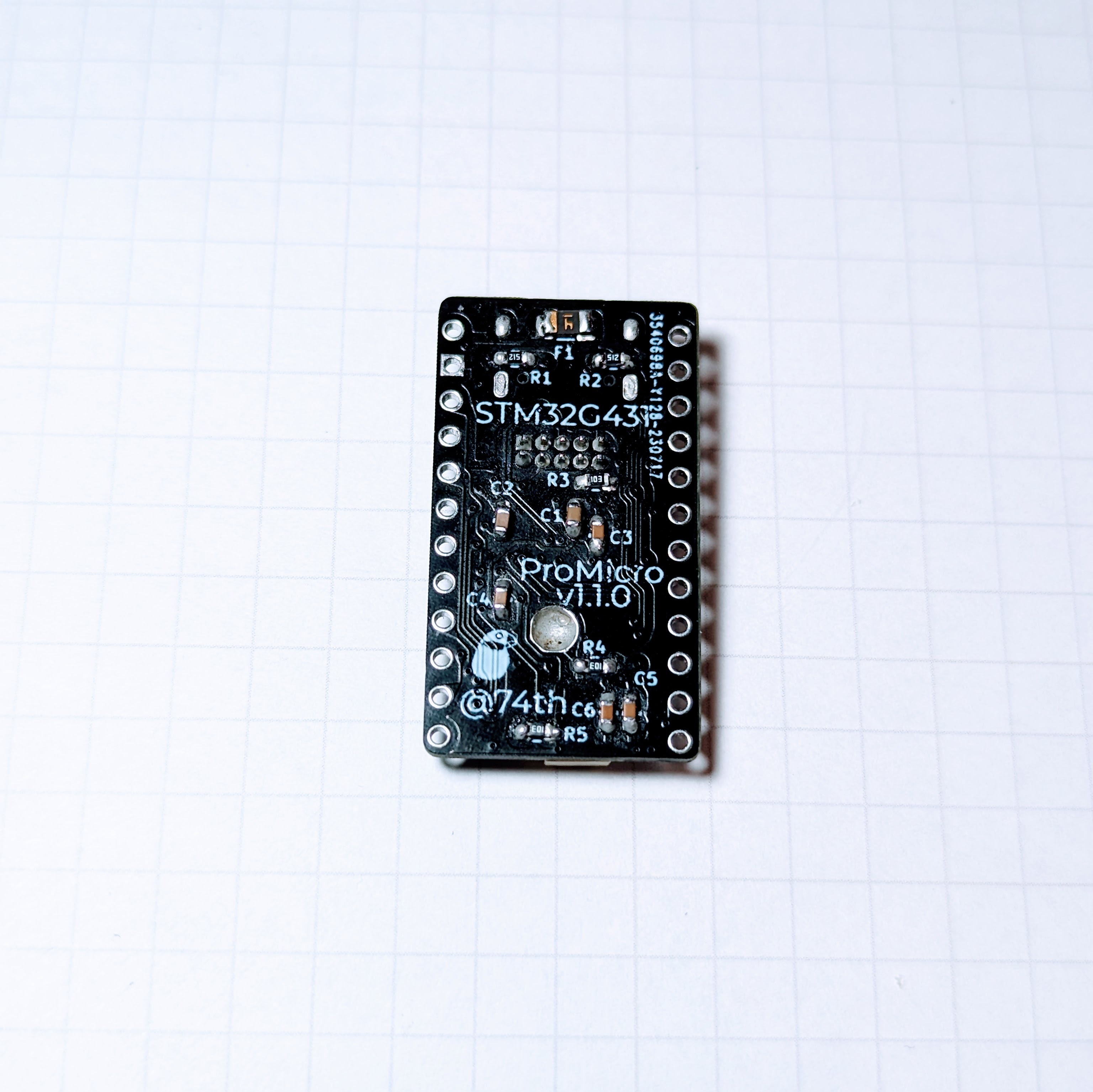 STM32G431 ProMicroサイズ開発ボードキット(¥1,500) [74TH-G031] - 74th Books ...