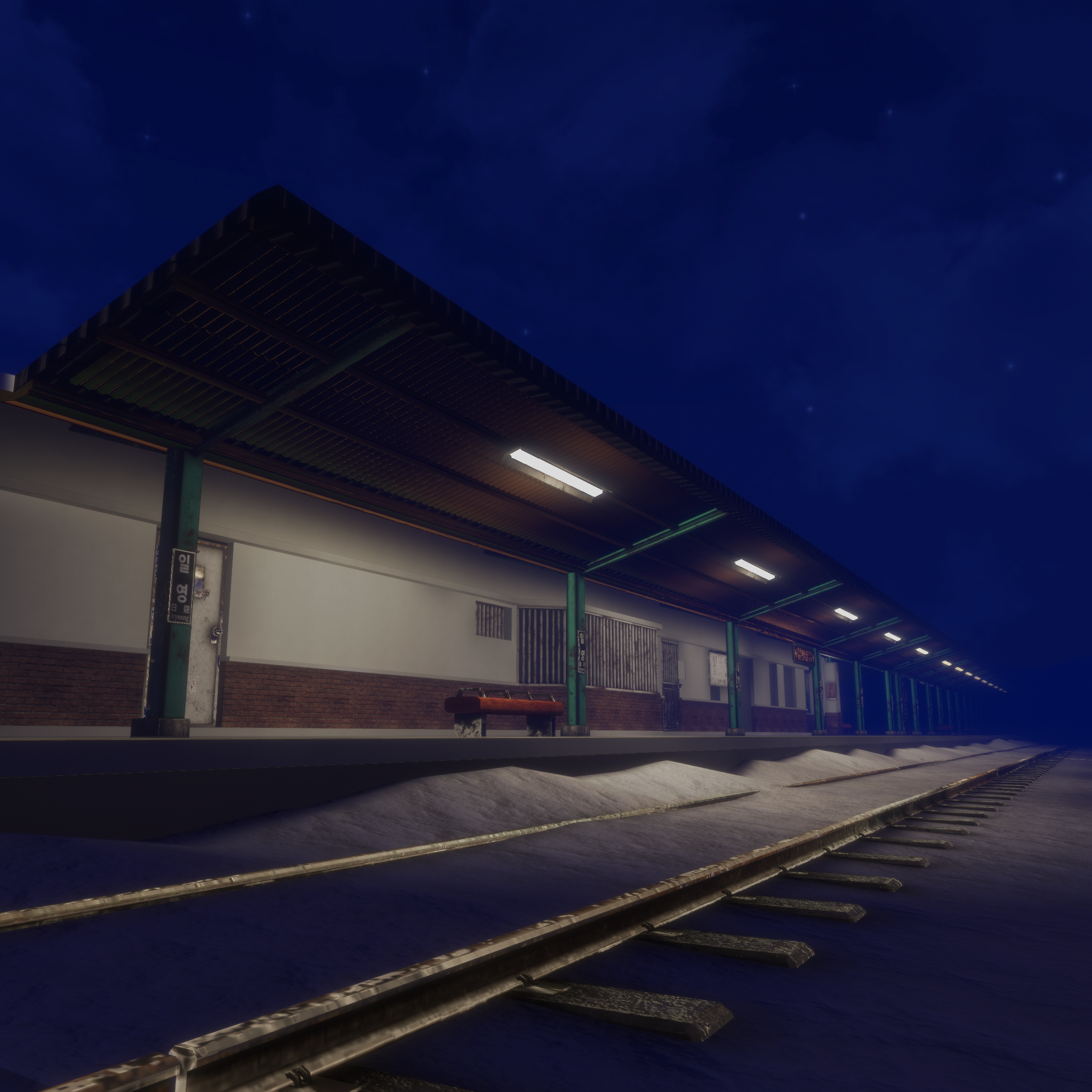 【販売ワールド】 Abandoned Platform - Bepsi Train - BOOTH