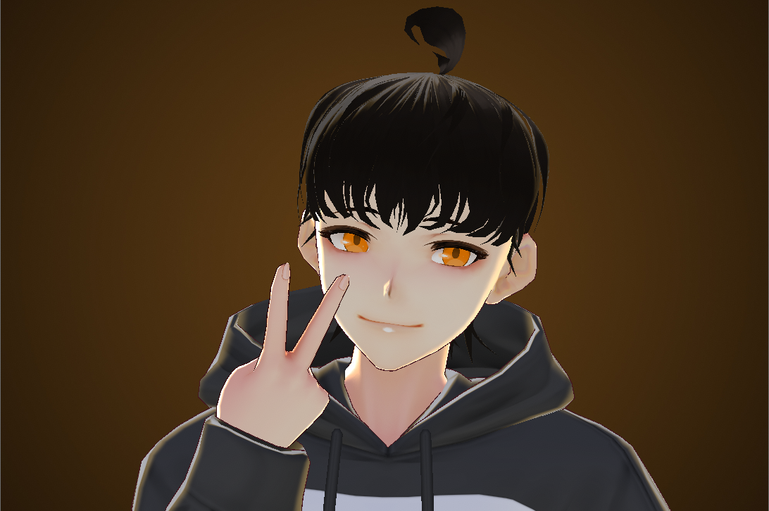 Vroid Boy Hair Preset - Tini_Floof - BOOTH