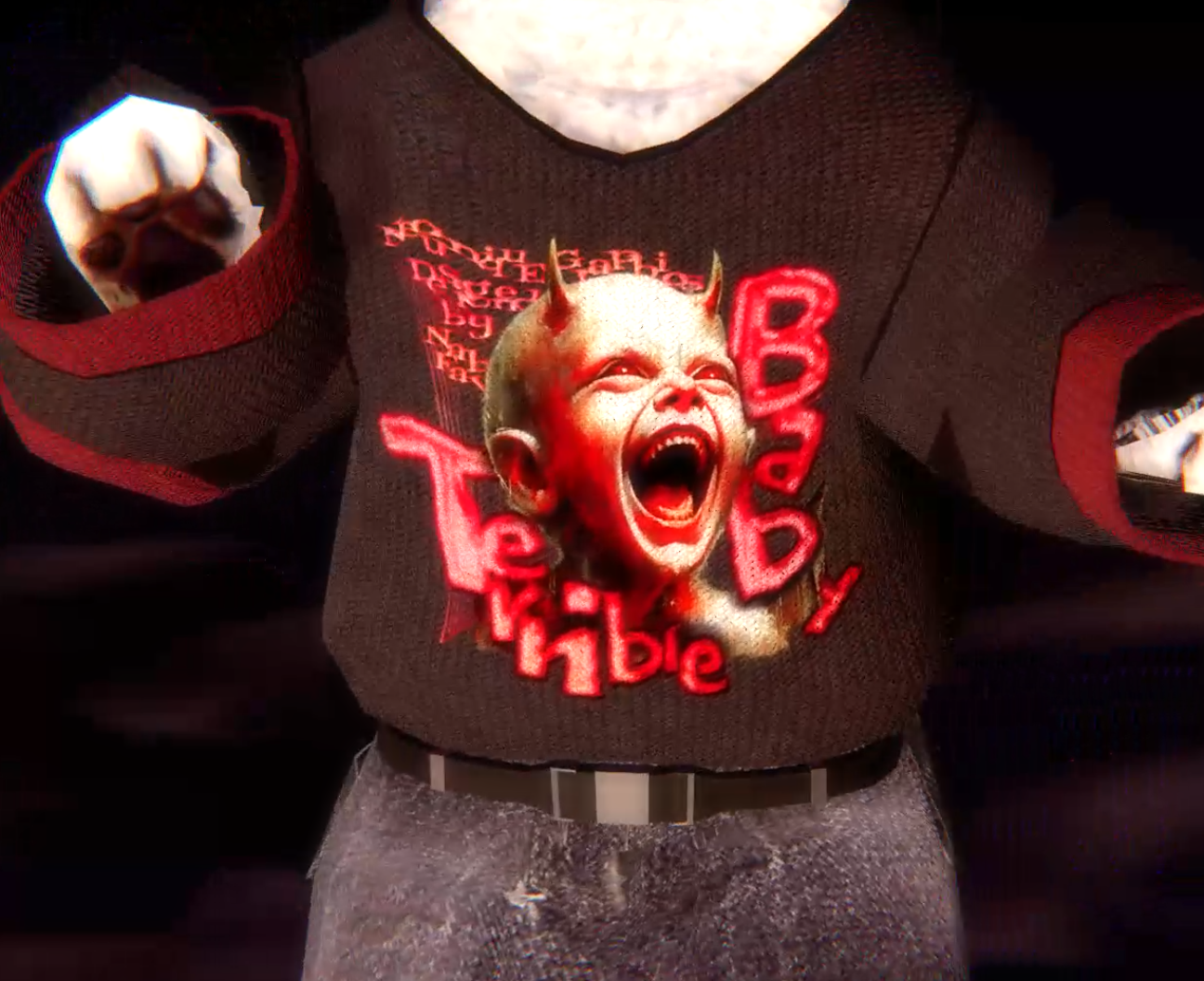 【無料】Terrible Baby Graphic【VRChat / 衣装 / テクスチャ】 - ぶっとばす！ - BOOTH