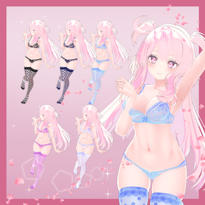 【VRChat】 Selestia’s delicate underwear / Selestia의 섬세한 속옷 / Selestiaの繊細な下着 - WaterMelon - BOOTH
