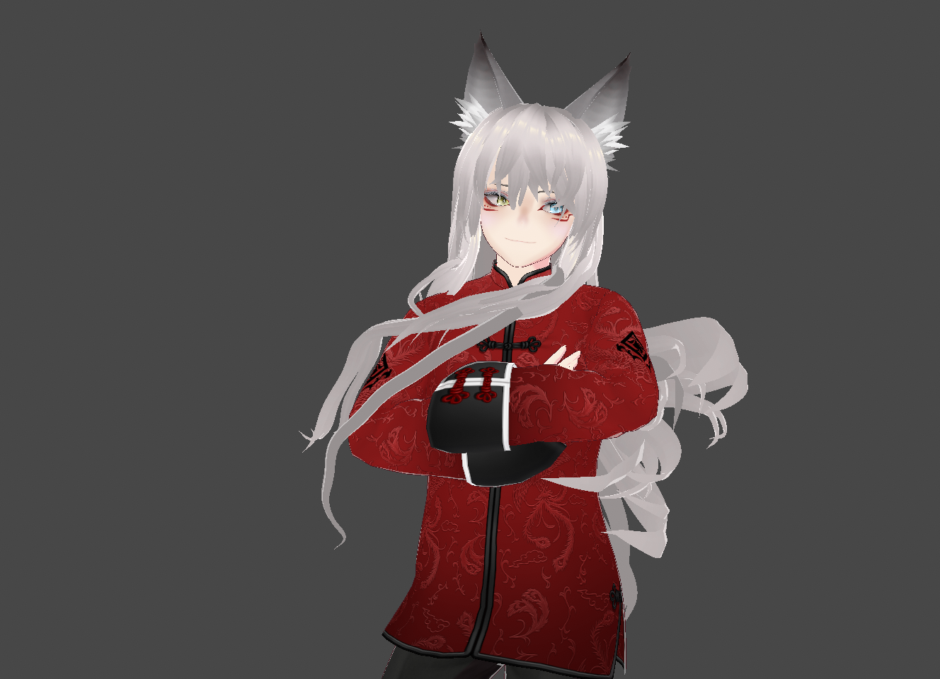 【Vroidヘアプリセット】Long Fox Hair - doktakazu - BOOTH