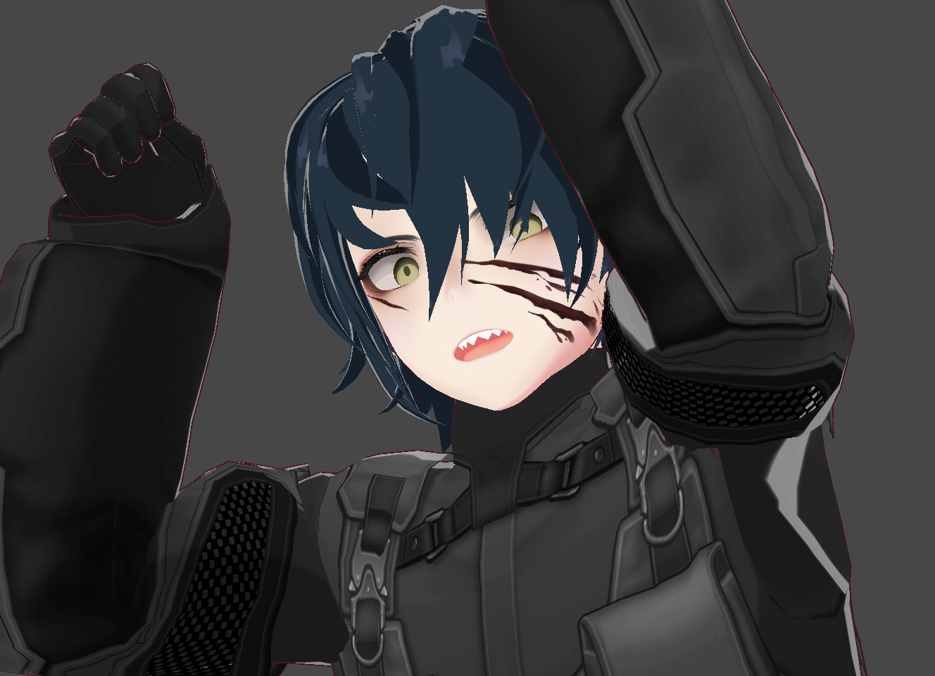 【Vroid Makeup】Blood Splatter Face Paint - doktakazu - BOOTH