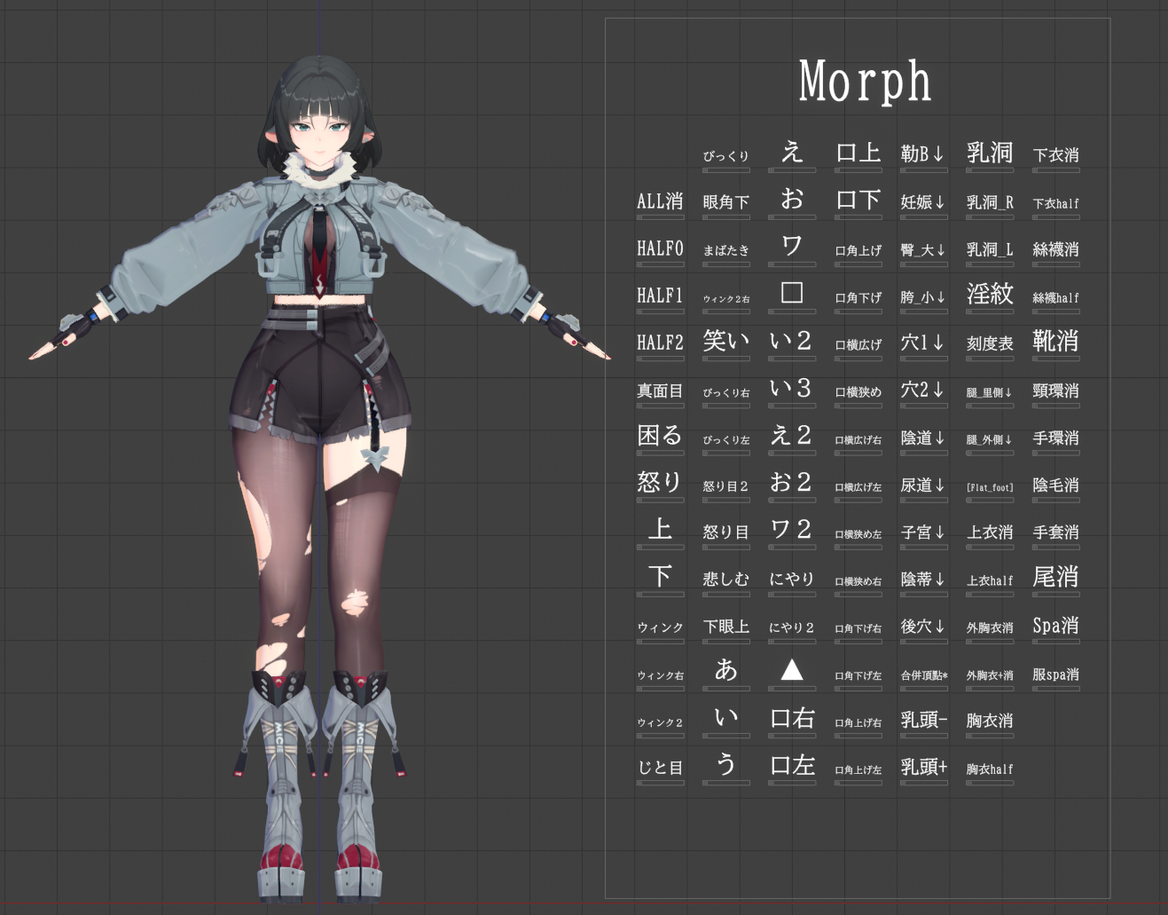 Jane Doe ZZZモデル配布 - Kirito - BOOTH