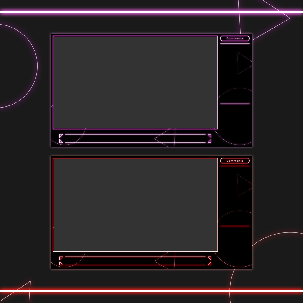 配信用フレーム素材 #05 - rukadesign - BOOTH