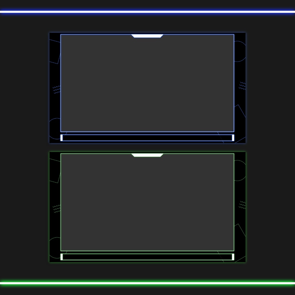 配信用フレーム素材 #06 - rukadesign - BOOTH