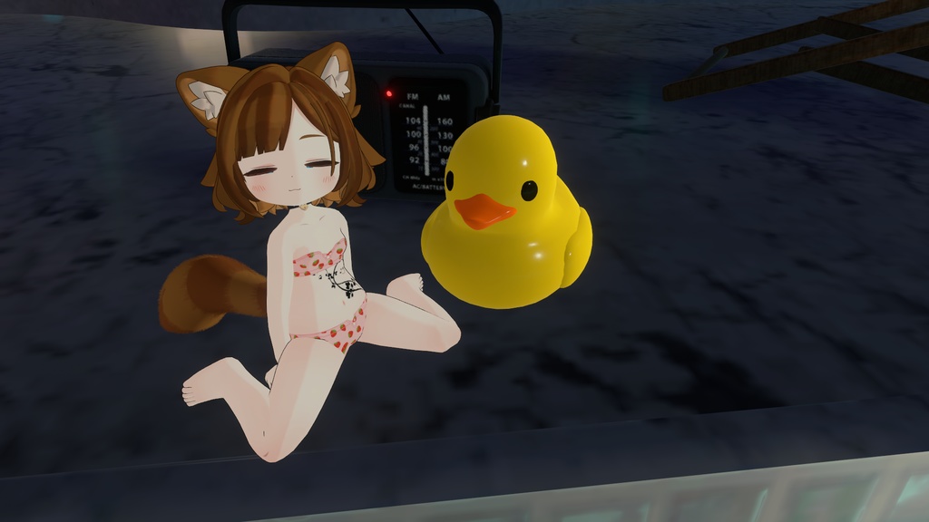 Strawberry Bikini + Tattoo for Azuki (VRCHAT) - leafie - BOOTH