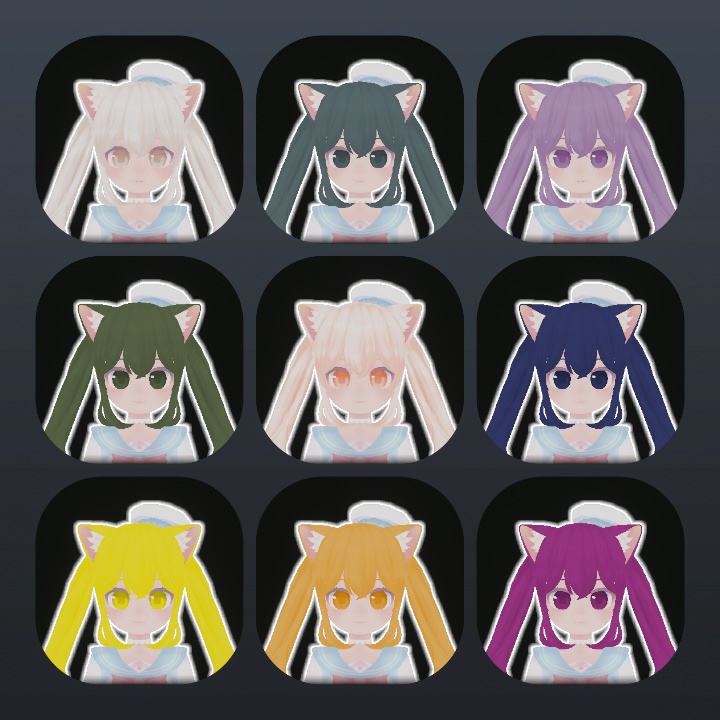 『ラムネ』[-Ramune / Renewal-] 40髪と目のテクスチャパッケージ [40 Hair & Eye-Textures Package] - YuuStore - BOOTH