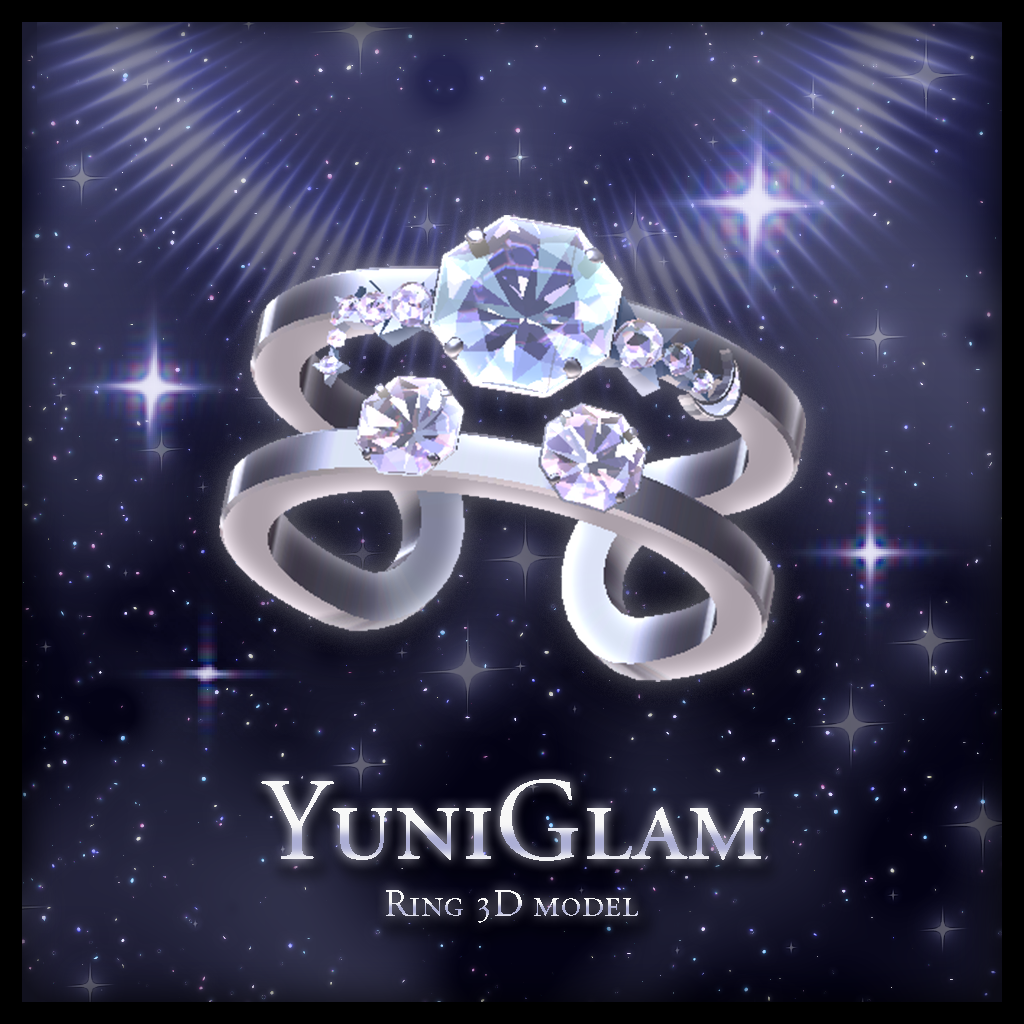 Color Ring for VRChat【ring series N8】 - YuniGlam - BOOTH