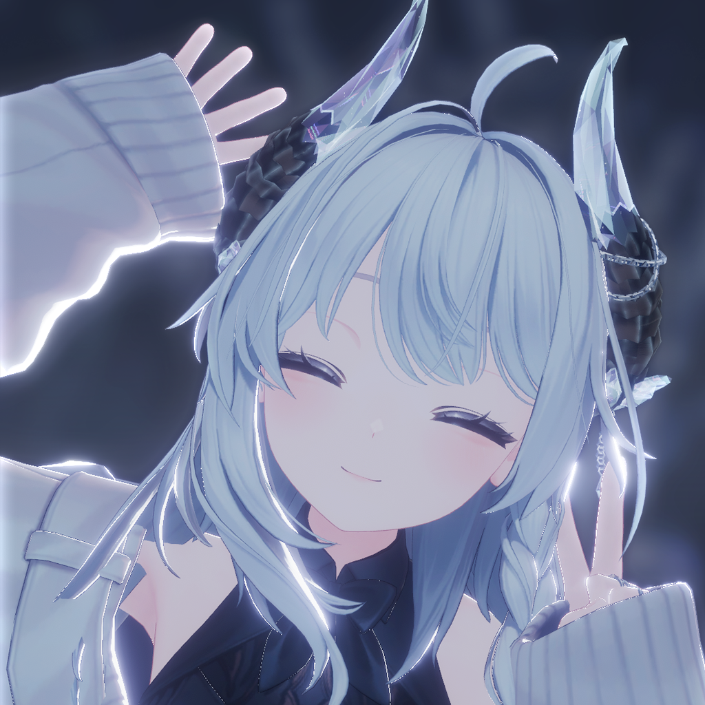 【MA対応】クリスタルな角 Crystal Horn for VRChat【Horn series Hr1】 - YuniGlam - BOOTH