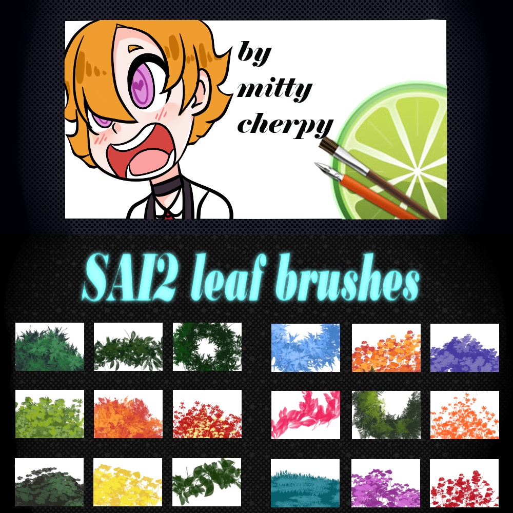 SAI2 leaf brushes - cherpy - BOOTH