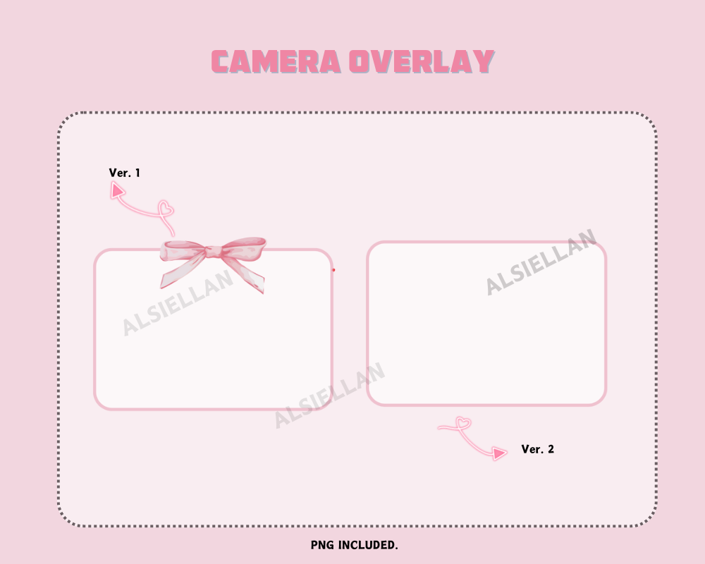 Coquette Pink Stream Overlay ┃Streamelements, OBS, Twitch, YouTube ...