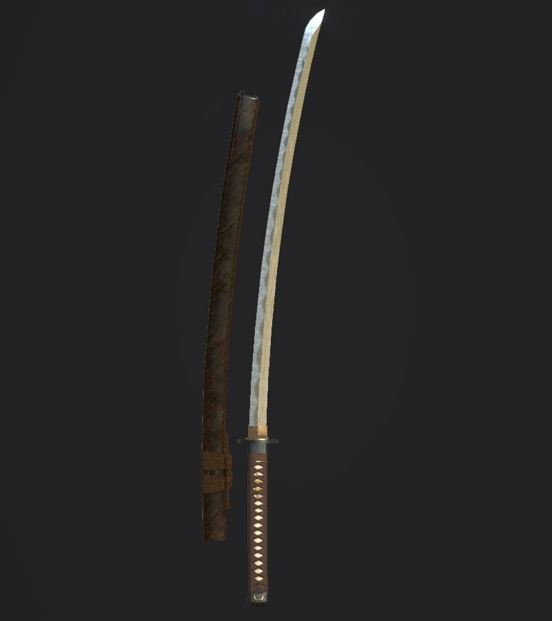 Katana [Low Poly PBR Game ready asset] - Alsiel Lan Art - BOOTH