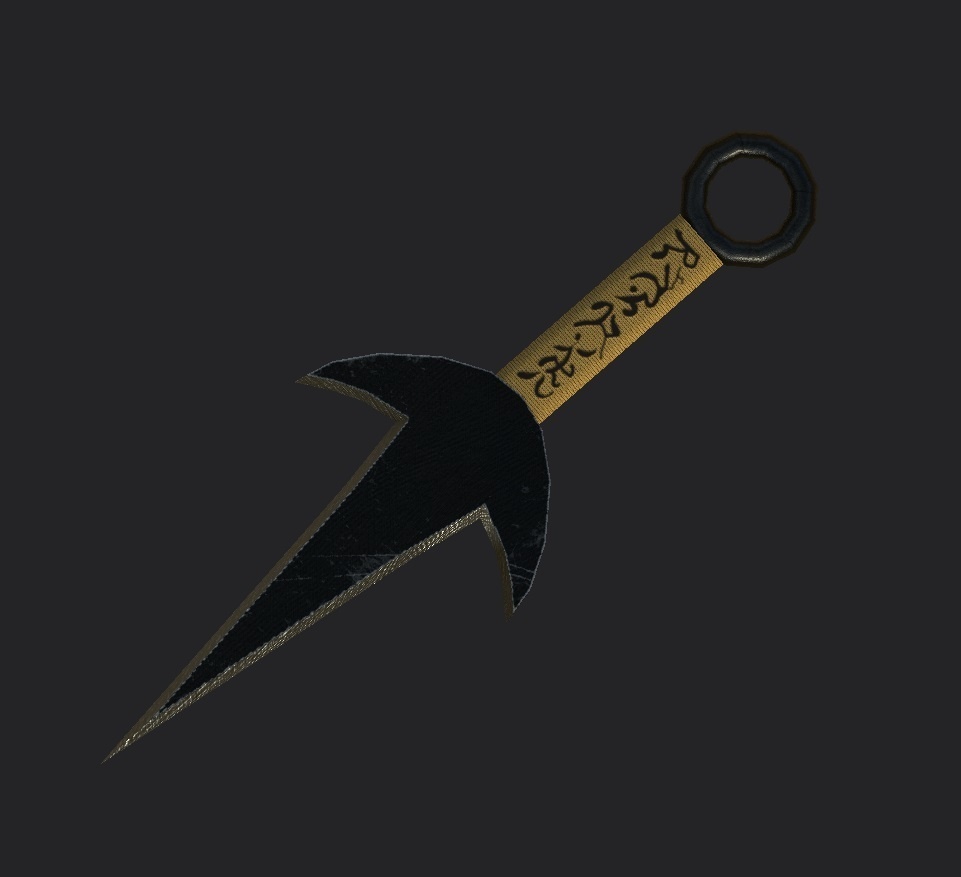 Kunai [Low poly game ready asset] - Alsiel Lan Art - BOOTH