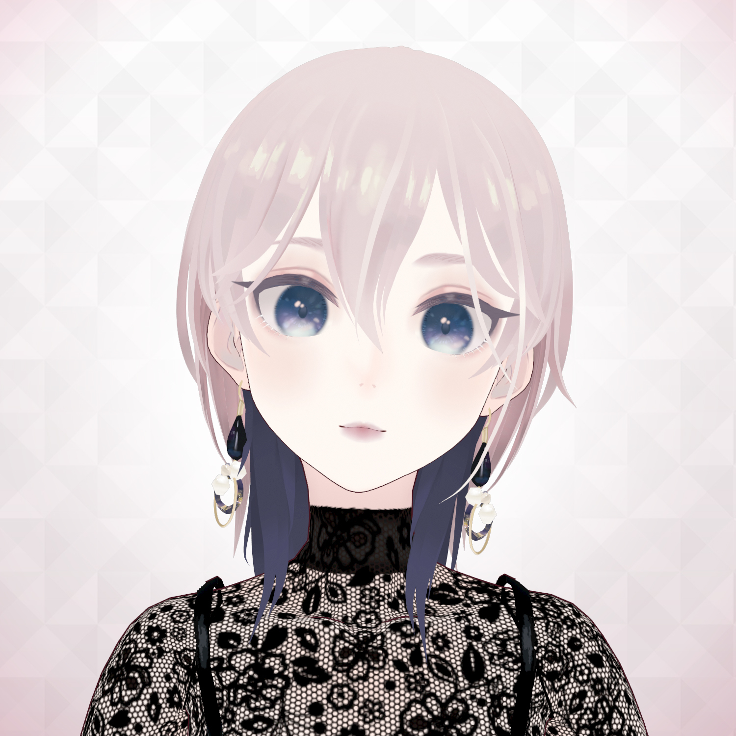 【VRoid正式版】ブラックイヤリング / Black Earrings - #AzuProject - BOOTH