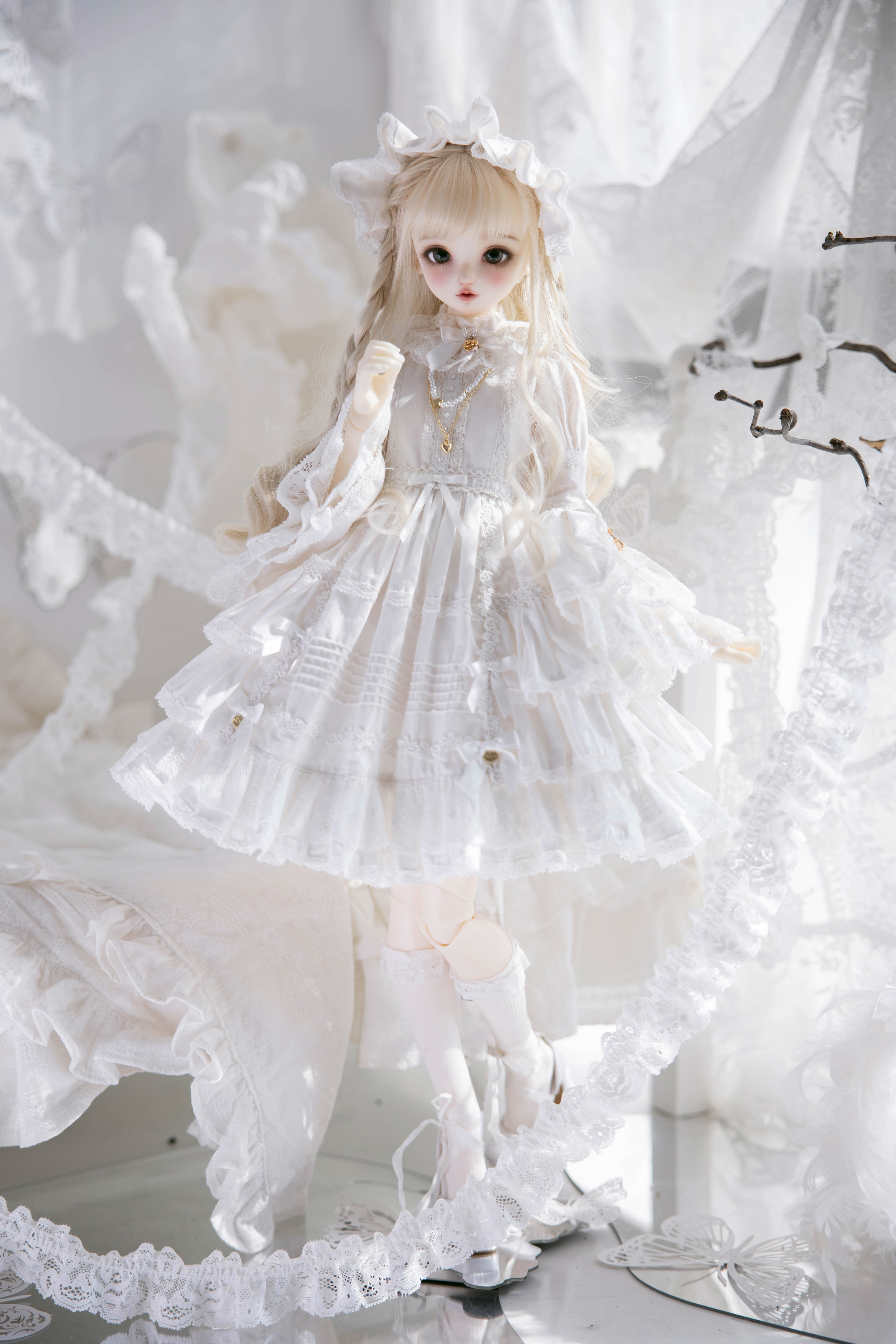 [即納品準備中]【SDGr/SD】「天使のささやき」フルセット ドール服 - 六月夜林檎 - BOOTH