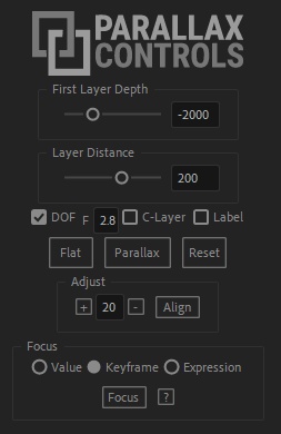【After Effects スクリプト】Parallax Controls - BthJon - BOOTH