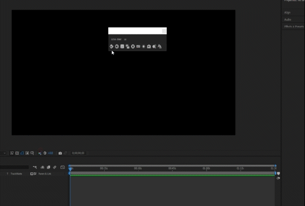 【After Effects スクリプト】MiniBar - BthJon - BOOTH
