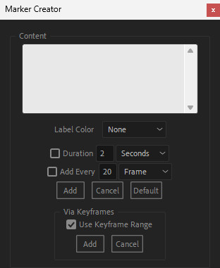 【After Effects スクリプト】Marker Tools - BthJon - BOOTH