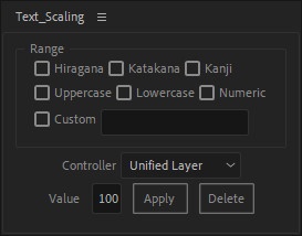 【After Effects スクリプト】Text Scaling - BthJon - BOOTH