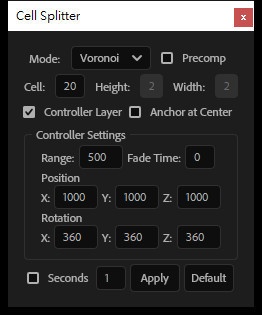 【After Effects スクリプト】 Cell Splitter - BthJon - BOOTH
