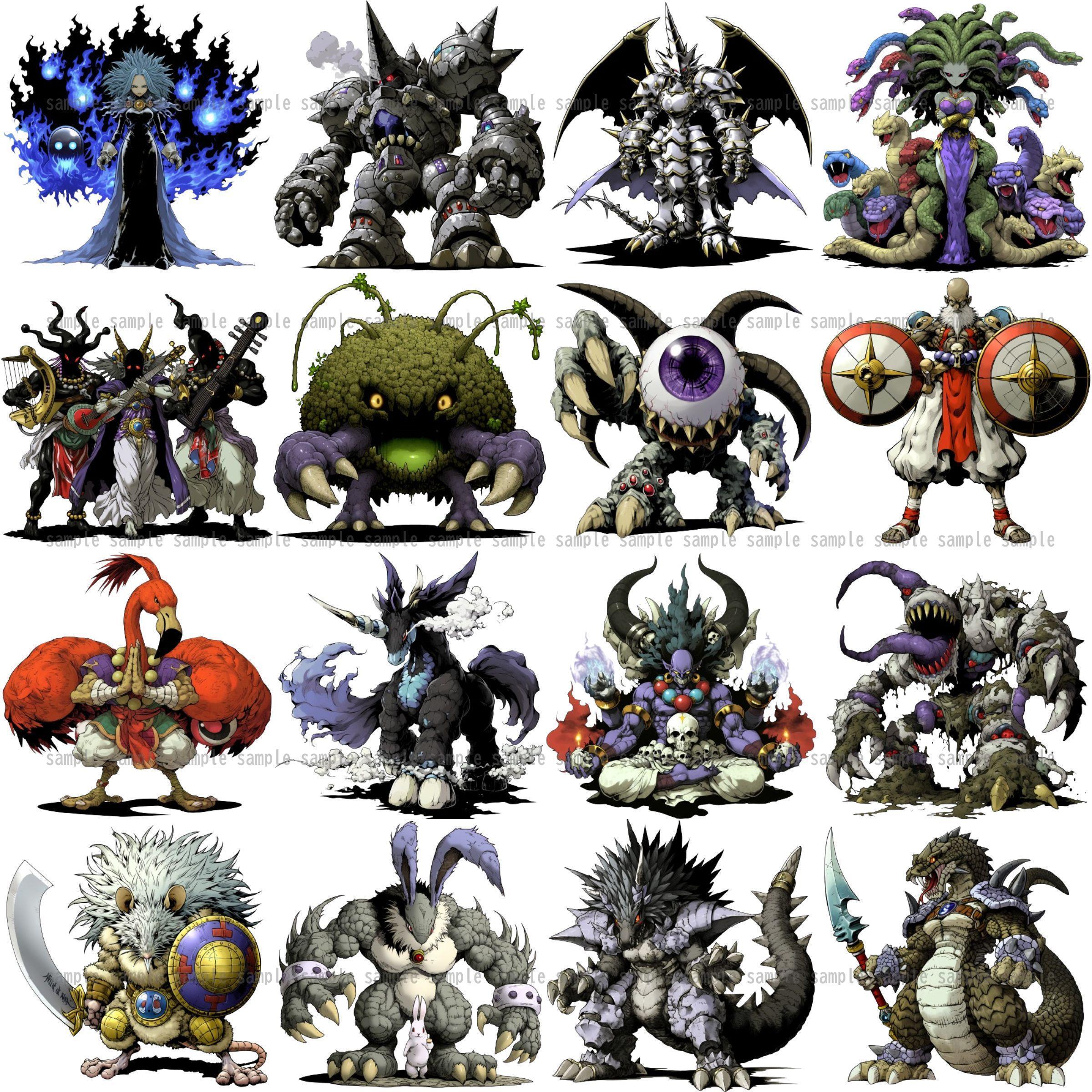 【383種】モンスターイラスト 背景透過/TRPG/ゲーム/RPGツクール/挿絵/アイコン - scenery - BOOTH