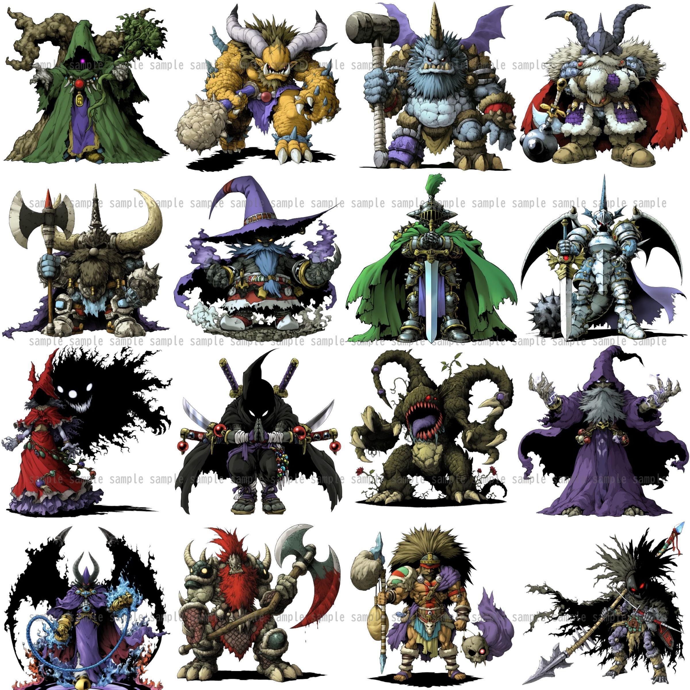 【383種】モンスターイラスト 背景透過/TRPG/ゲーム/RPGツクール/挿絵/アイコン - scenery - BOOTH