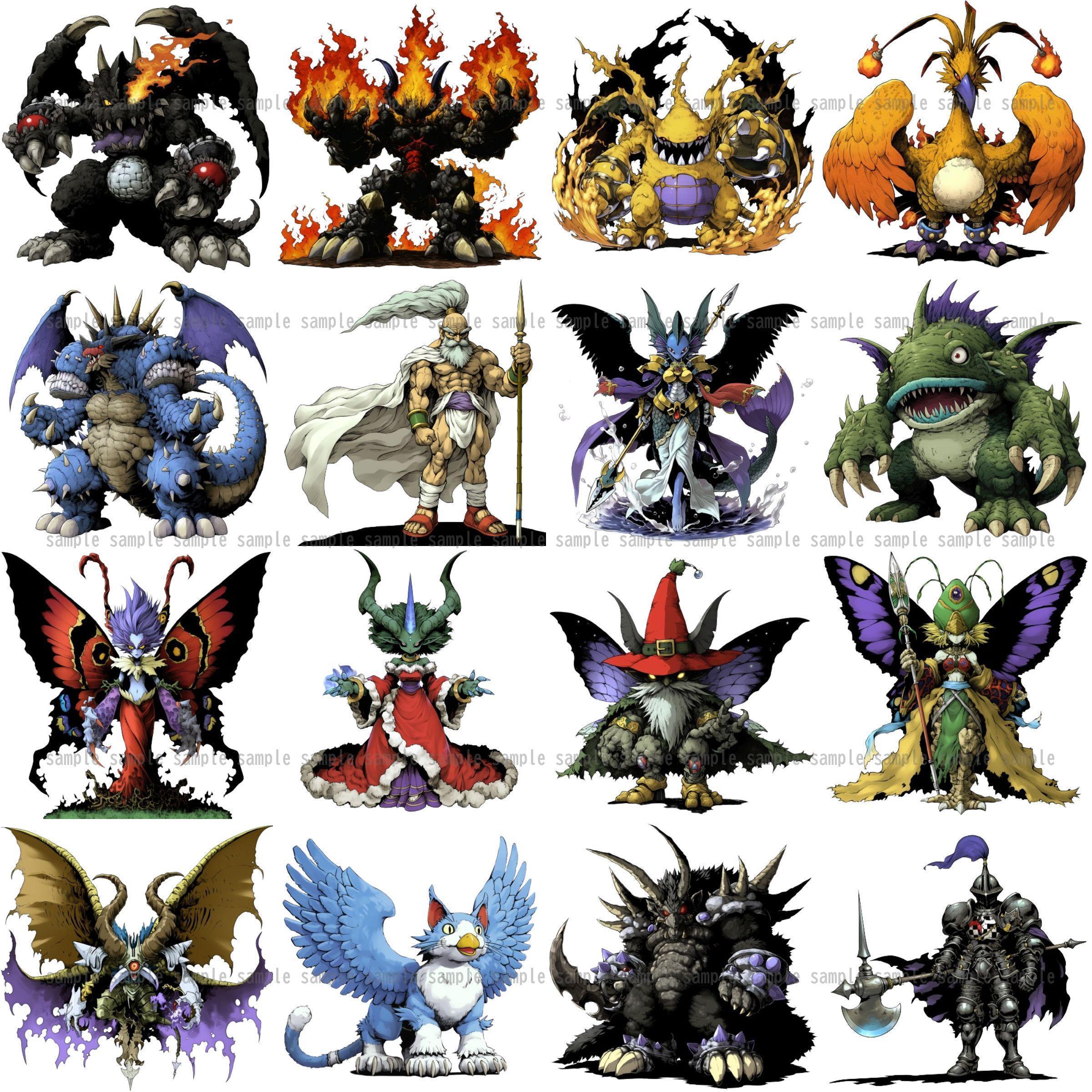 【383種】モンスターイラスト 背景透過/TRPG/ゲーム/RPGツクール/挿絵/アイコン - scenery - BOOTH