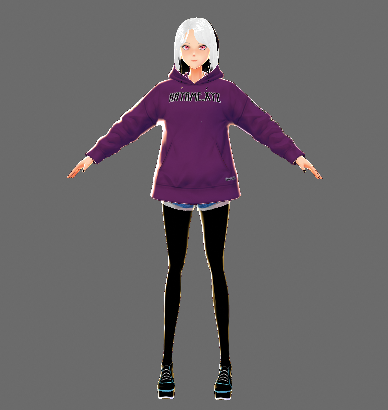 【オリジナル3Dモデル】(Sample) Vroid 01 - hayame - BOOTH