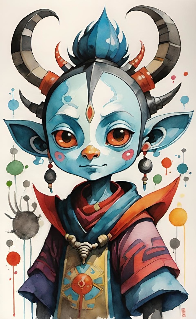 Mystic Blue Child - namat - BOOTH